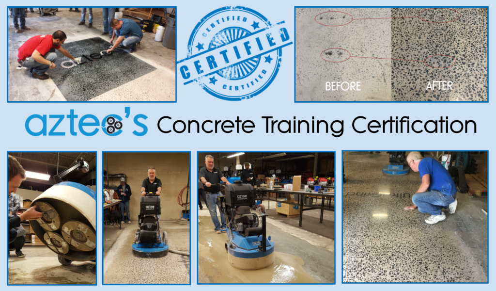 Concrete Training, Concrete Grinders | Aztec Products