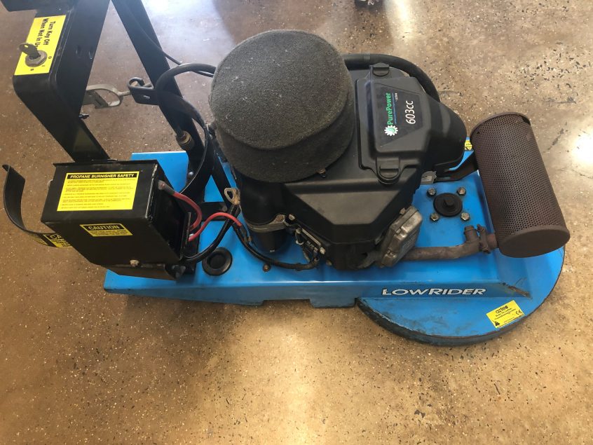 Used Aztec Lowrider propane burnisher 21 LR 000 1209 – A | Aztec Products