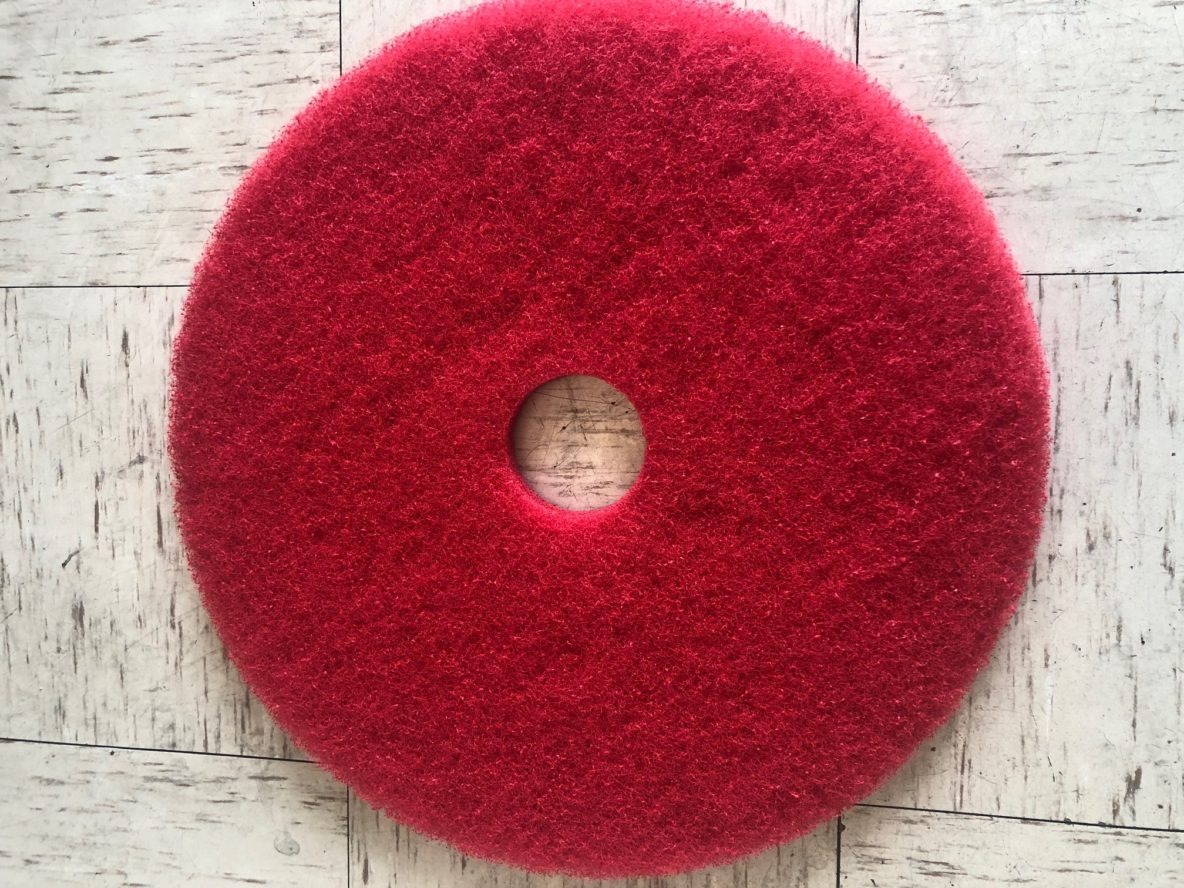 ProScrub Pad 20 inch - Red Scrubbing Pads | Aztec Products