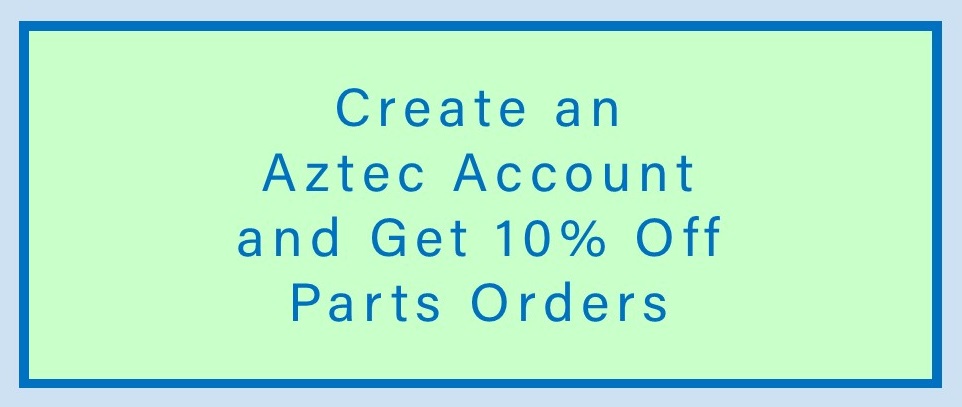 POP UP – Save 10 percent parts orders | Aztec Products