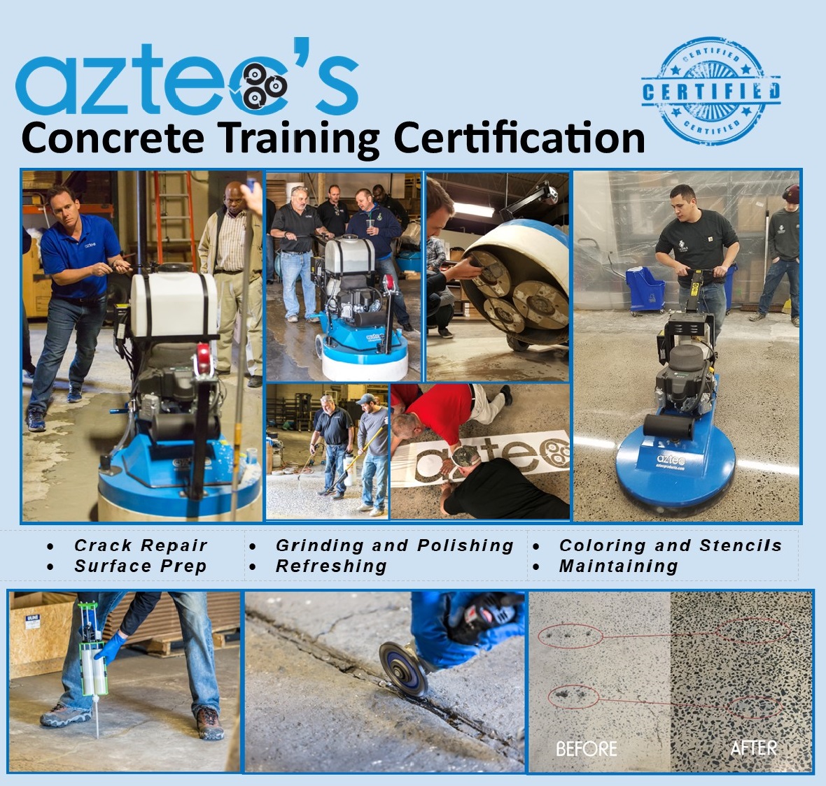 Concrete Training Flyer – March 2023 image | Aztec Products