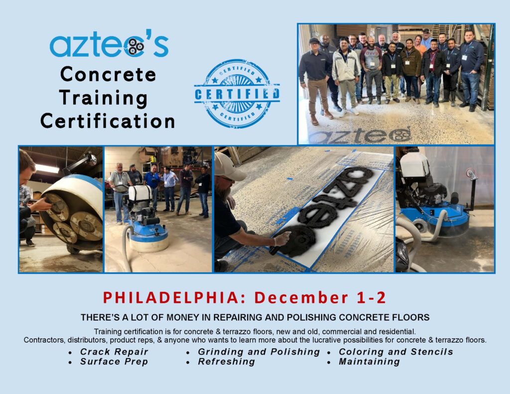 Concrete Training IMAGE – December 2023 | Aztec Products